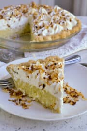 Classic Homemade Coconut Cream Pie | Small Town Woman