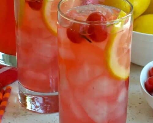 Cherry Lemonade (So Refreshing) | Small Town Woman