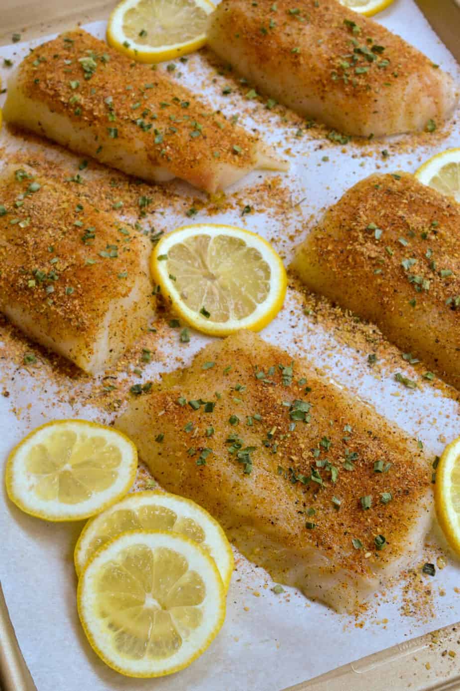 Lemon Pepper Baked Cod - Small Town Woman