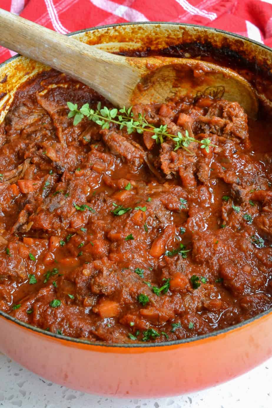 Beef Ragu with Pappardelle Pasta | Small Town Woman