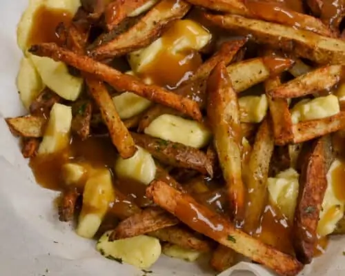 Canadian Poutine with Crispy Homemade Fries | Small Town Woman