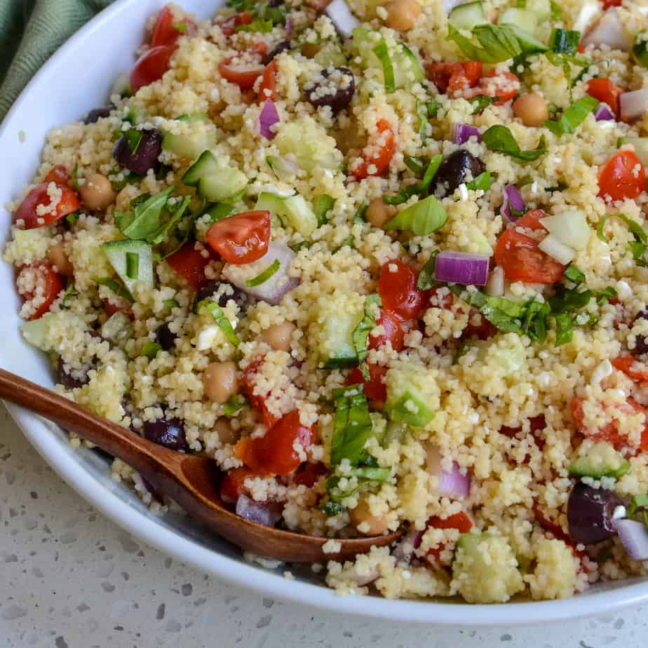 Mediterranean Couscous Salad - Small Town Woman