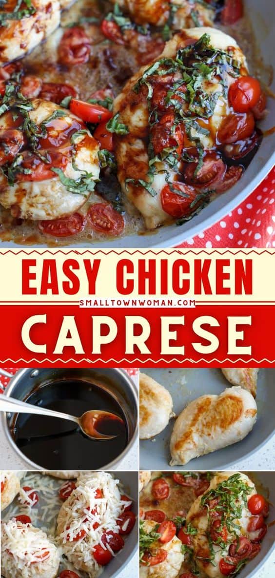 Easy Chicken Caprese | Small Town Woman