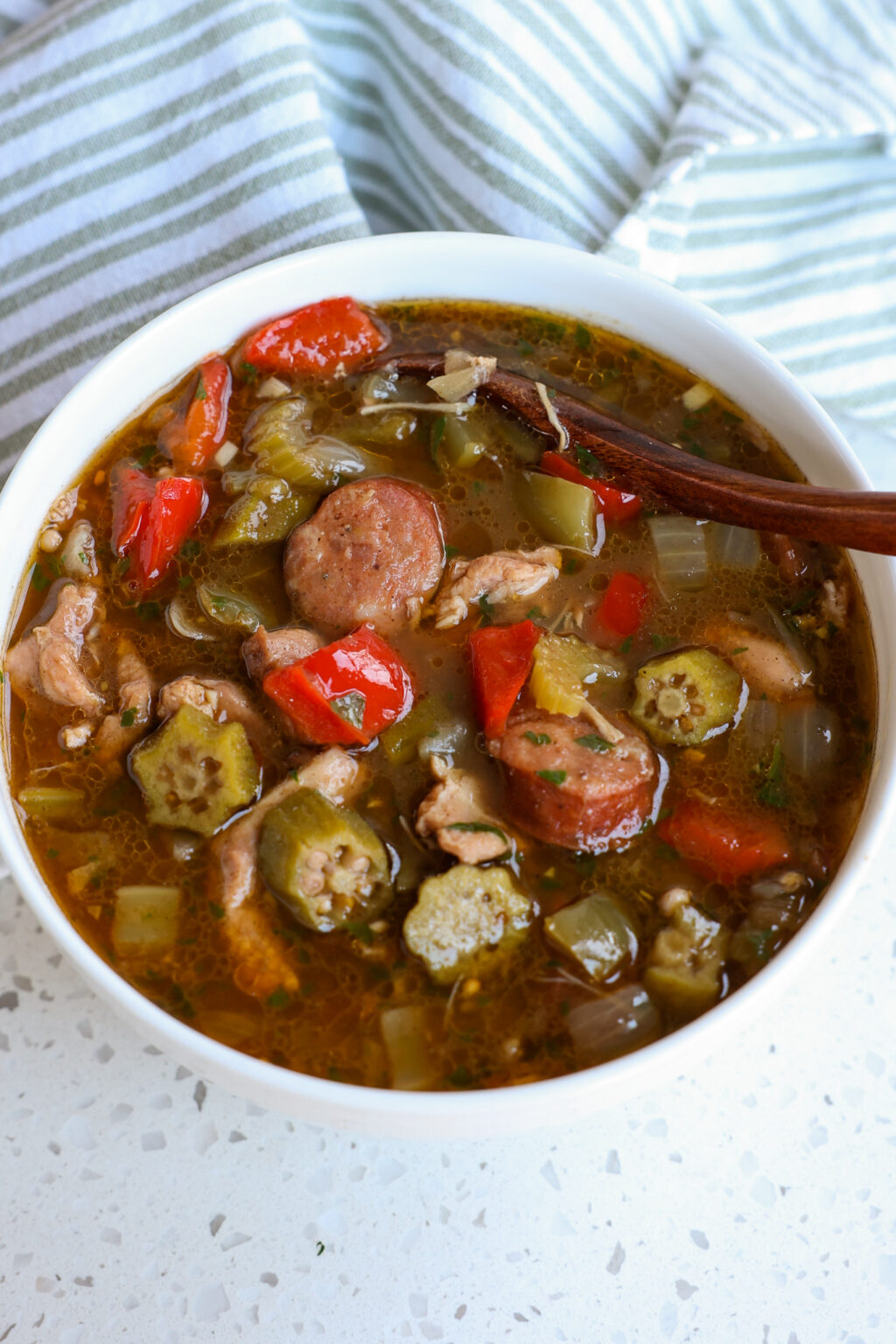 Chicken and Sausage Gumbo - Small Town Woman