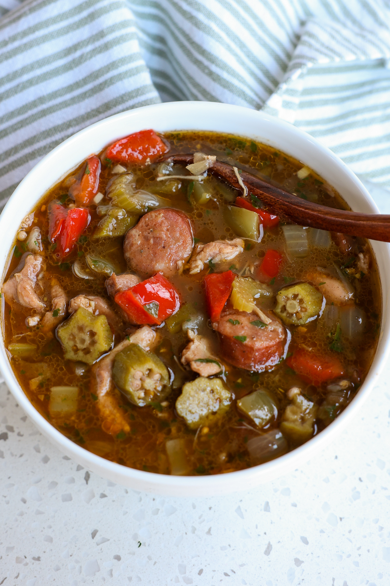 Chicken and Sausage Gumbo - Small Town Woman
