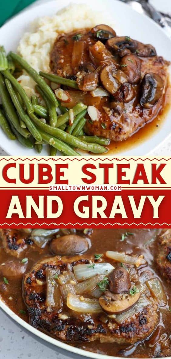 Cbaked Cubed Beef Steak With Scratch Gravy Recipie - Pitts Yousba