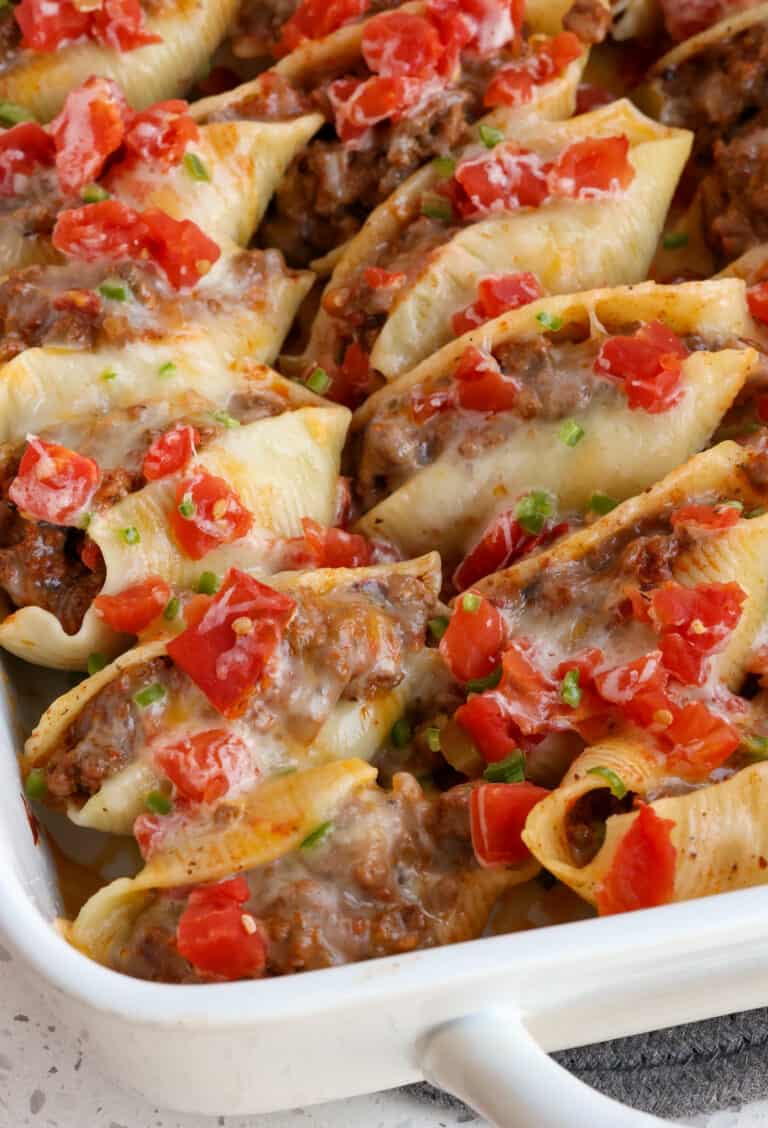 Taco Stuffed Shells - Small Town Woman