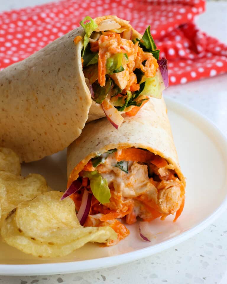 Buffalo Chicken Wrap - Small Town Woman
