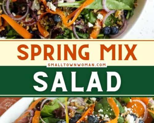 Spring Mix Salad - Small Town Woman