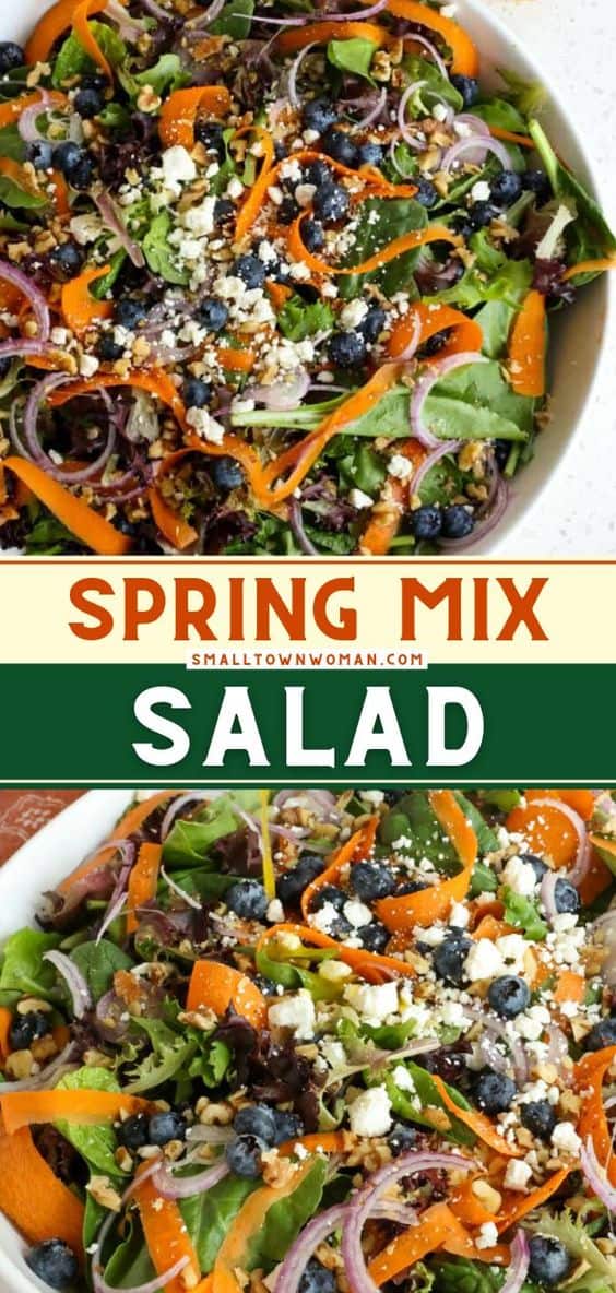 Spring Mix Salad - Small Town Woman