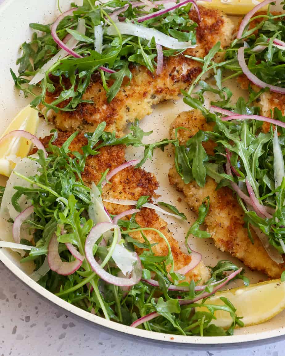 Chicken Milanese With Lemon Butter Sauce