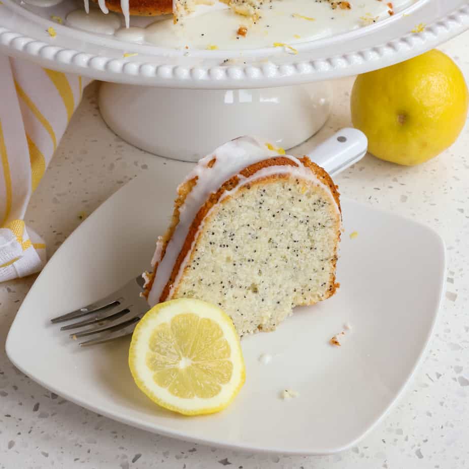 Lemon Poppy Seed Cake - Small Town Woman