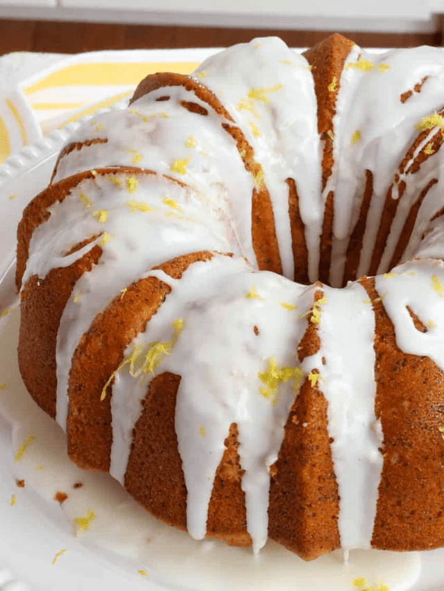 Lemon Poppy Seed Cake Small Town Woman