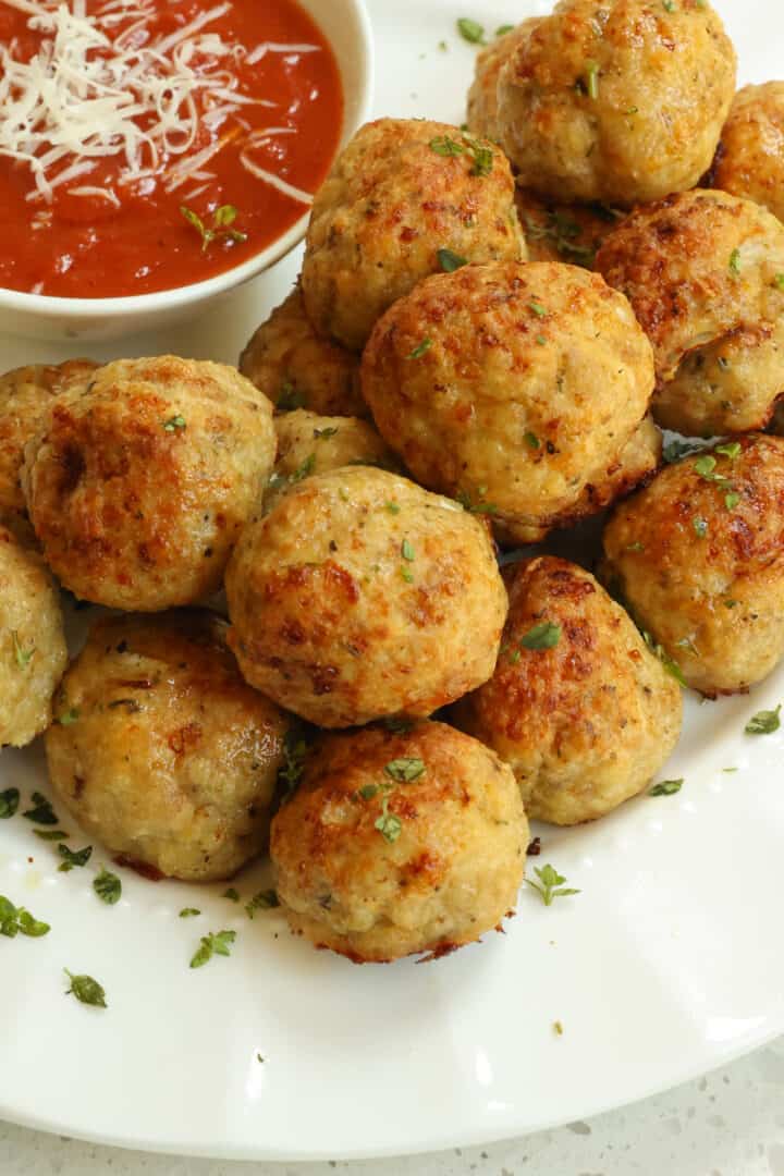 Easy Chicken Meatball Recipe | Small Town Woman