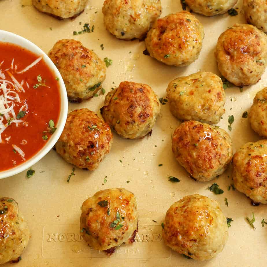 Easy Chicken Meatball Recipe | Small Town Woman