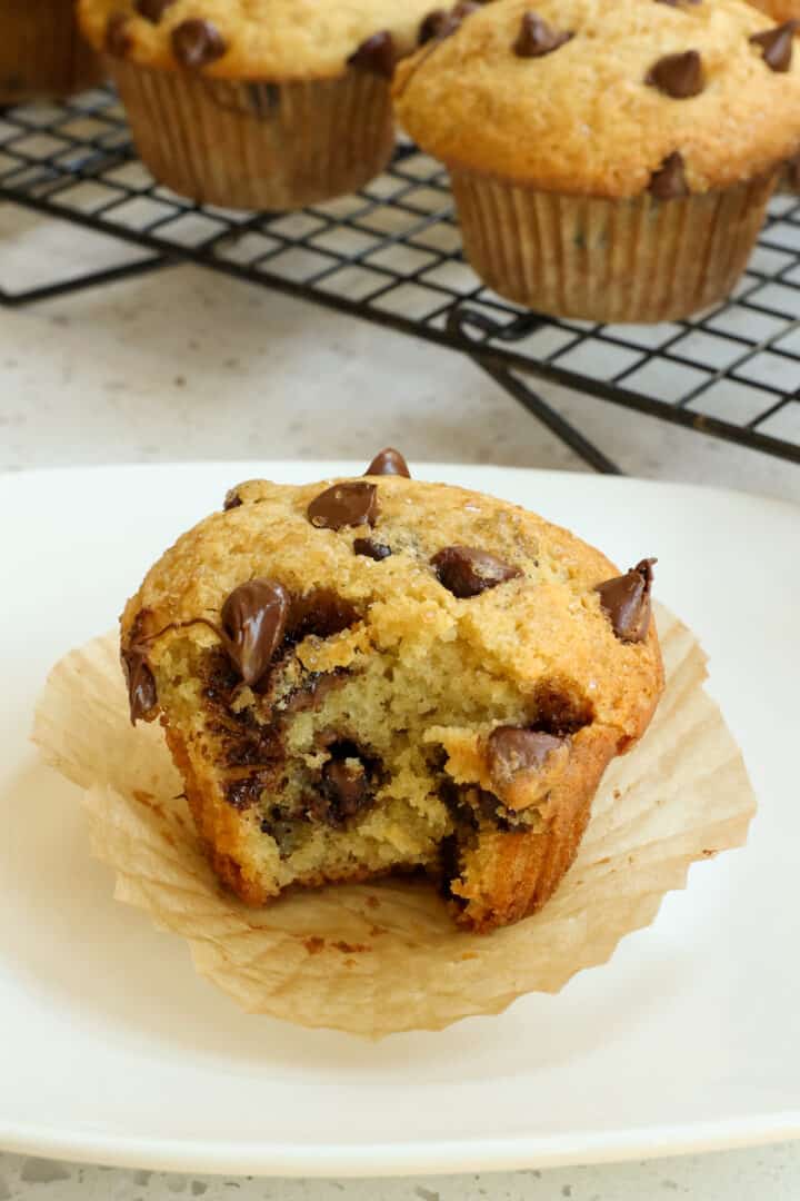 Chocolate Chip Muffins - Small Town Woman