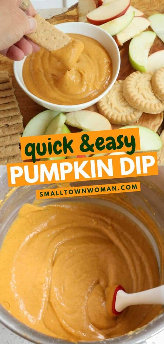 Easy Pumpkin Dip Recipe | Small Town Woman