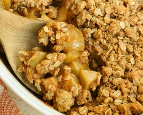 Easy Apple Crumble Recipe | Small Town Woman