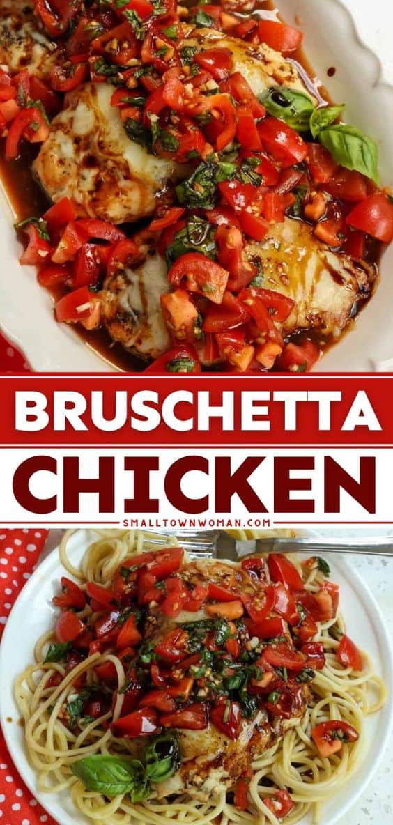 Bruschetta Chicken Recipe | Small Town Woman