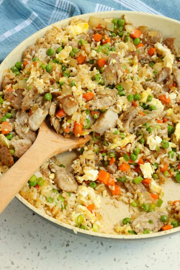Pork Fried Rice Recipe | Small Town Woman