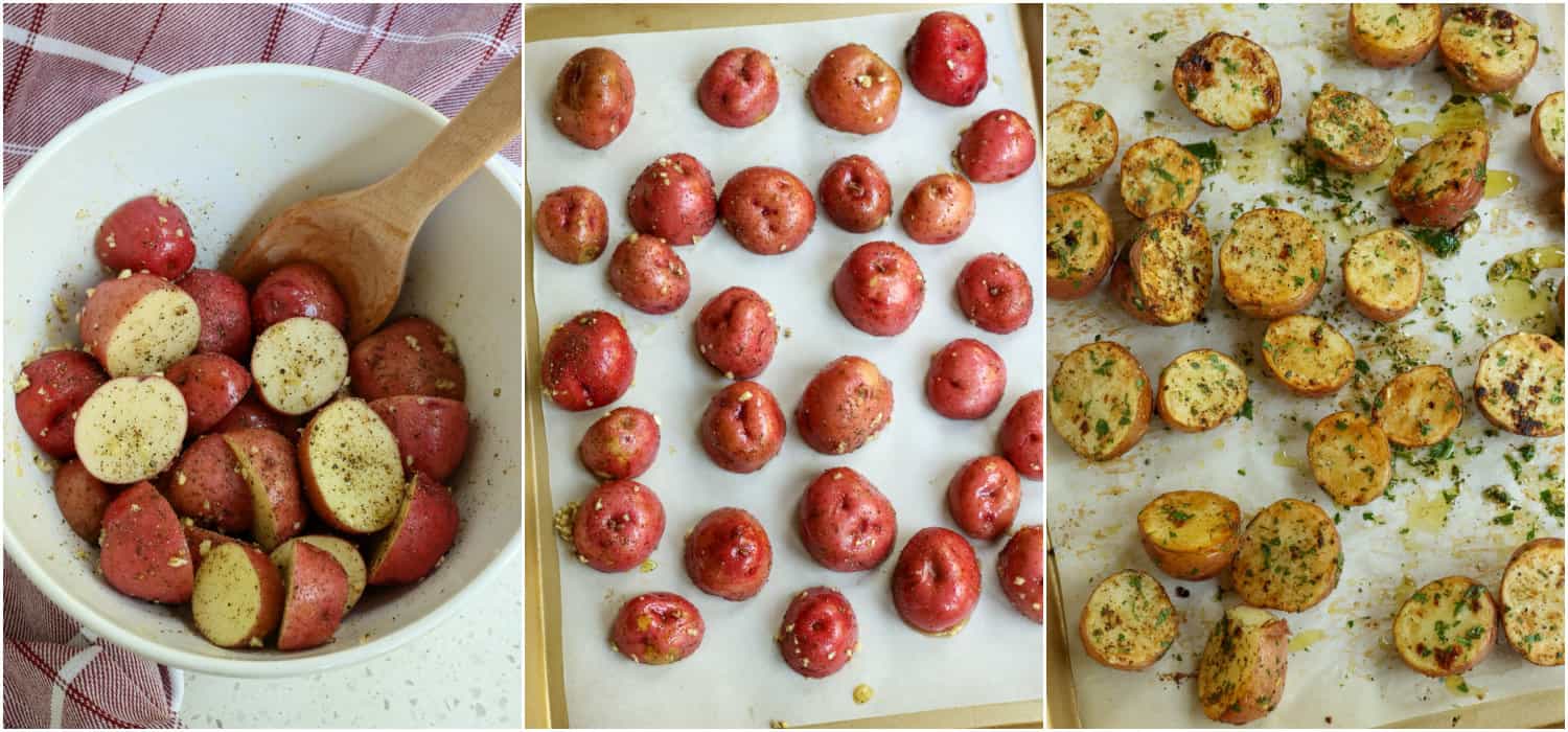 Crispy Roasted Red Potatoes | Small Town Woman