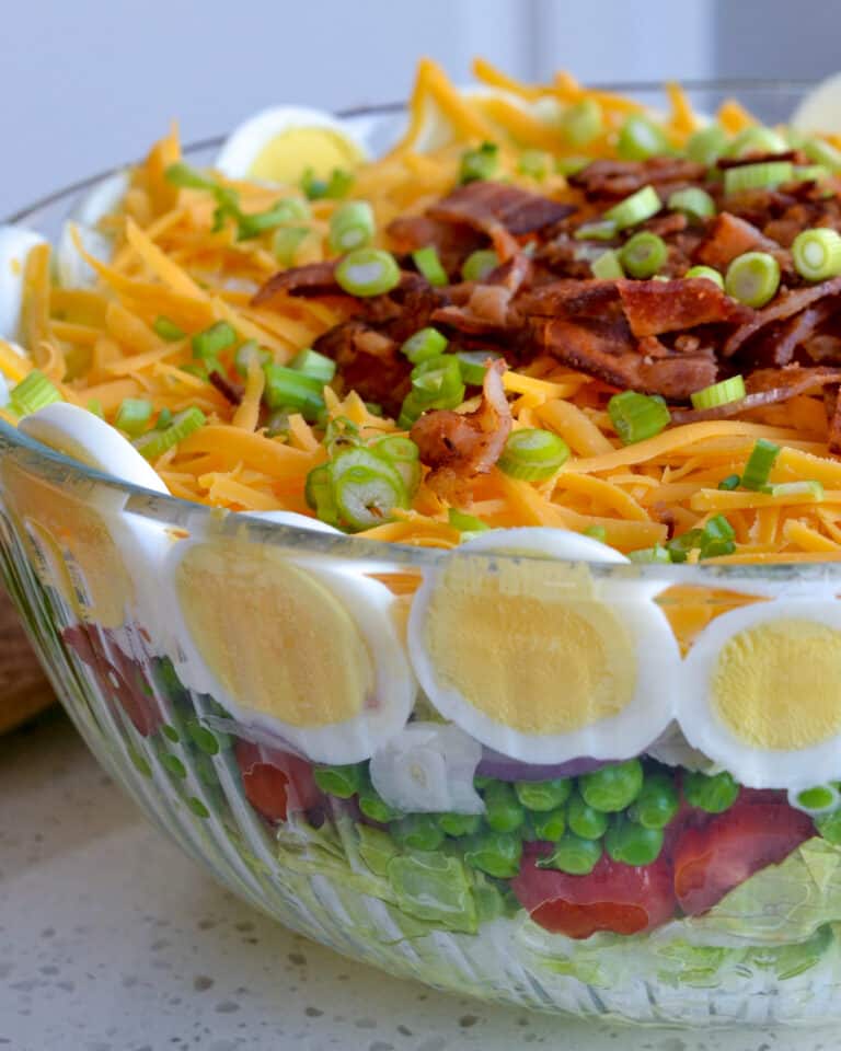 Classic Seven Layer Salad | Small Town Woman