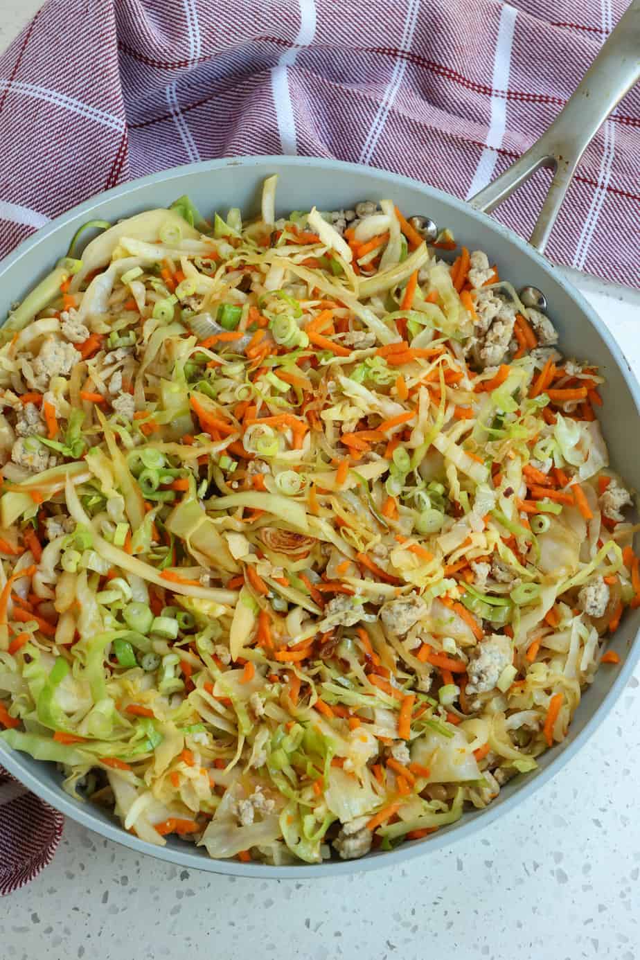 Low Carb Cabbage Stir Fry | Small Town Woman