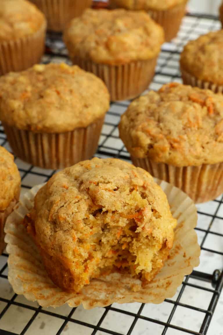 Easy Moist Carrot Muffins | Small Town Woman