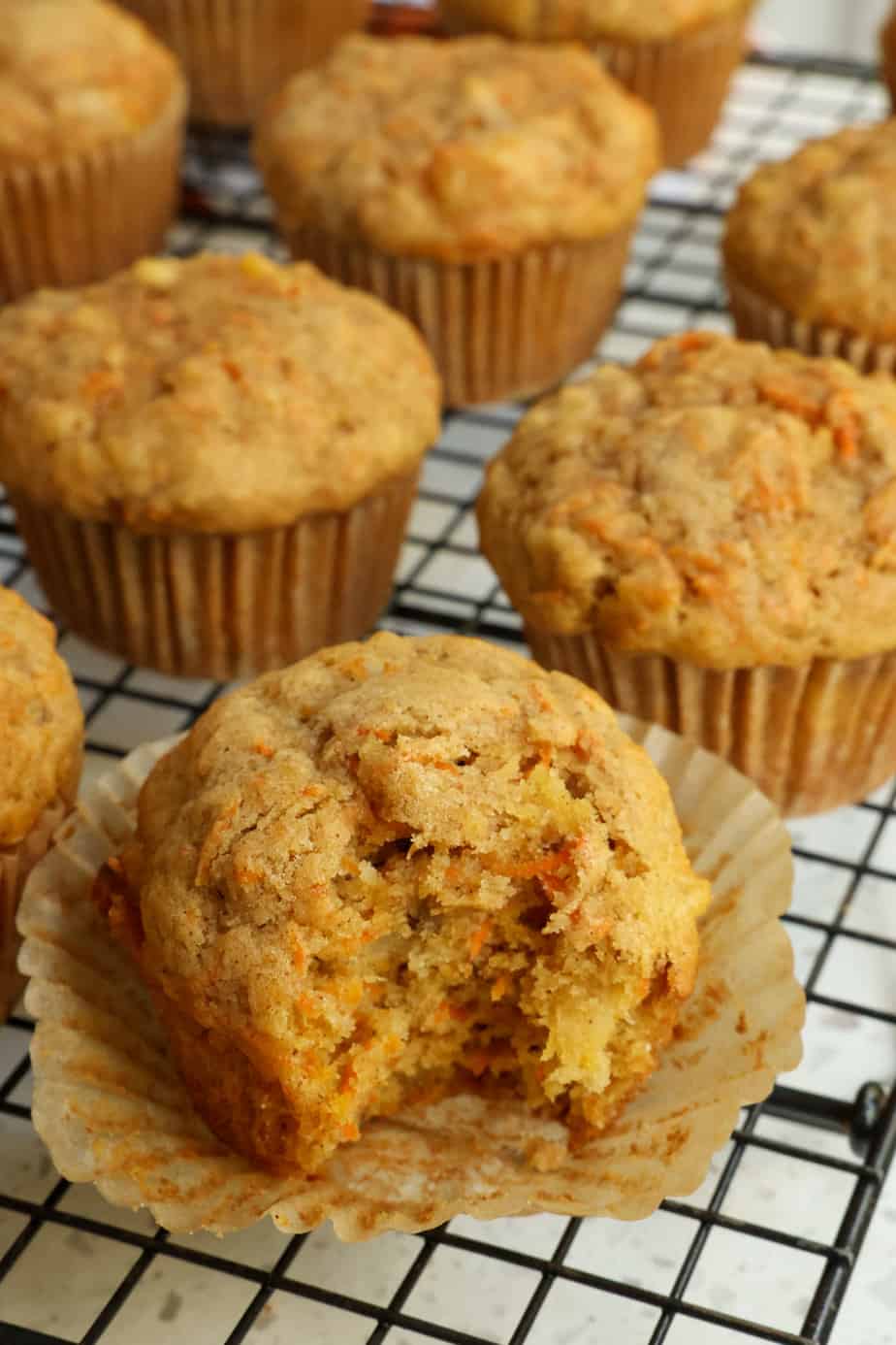 Easy Moist Carrot Muffins | Small Town Woman