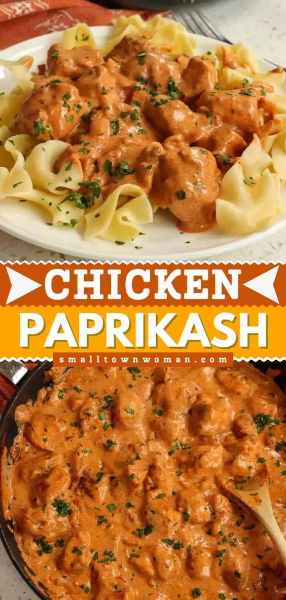 Chicken Paprikash Recipe | Small Town Woman