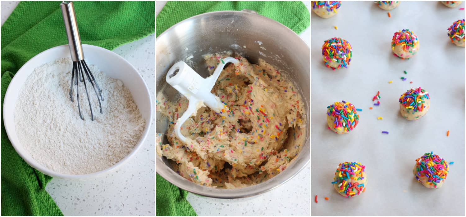 Funfetti Cookies (Sprinkle Cookies) | Small Town Woman