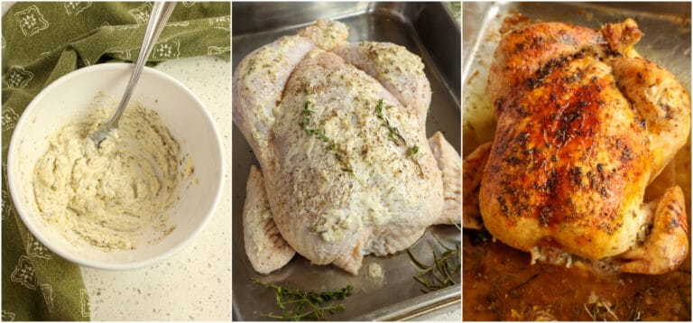 Herb Butter Roasted Chicken | Small Town Woman