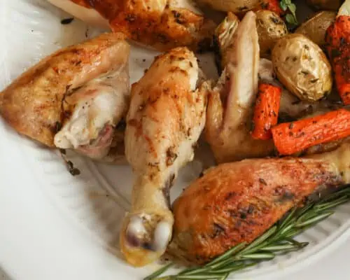 Herb Butter Roasted Chicken | Small Town Woman