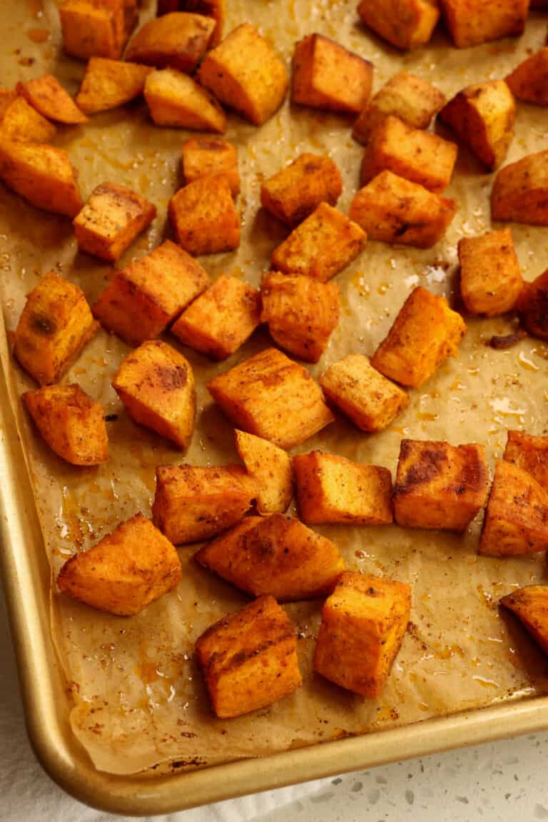 Roasted Sweet Potatoes Recipe | Small Town Woman