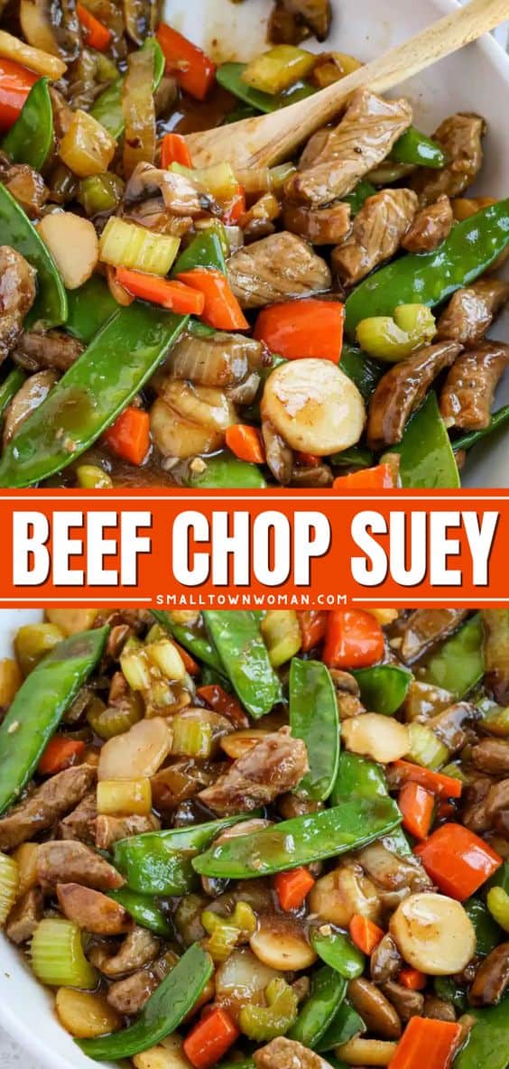 Beef Chop Suey - Small Town Woman
