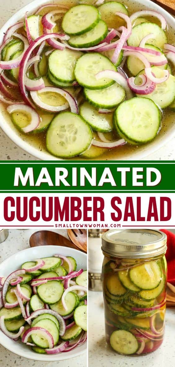Easy Marinated Cucumber Salad Recipe