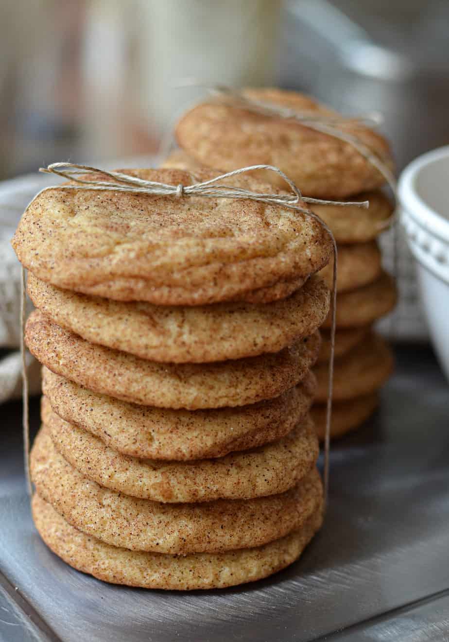 Soft and Chewy Snickerdoodle Cookies