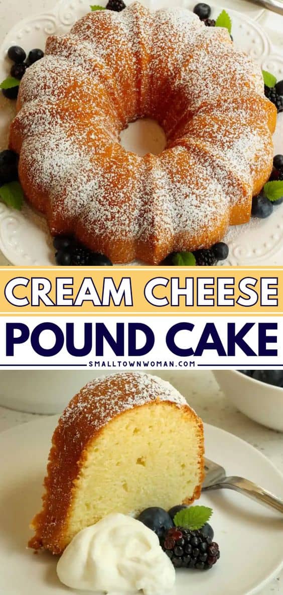 Classic Cream Cheese Pound Cake