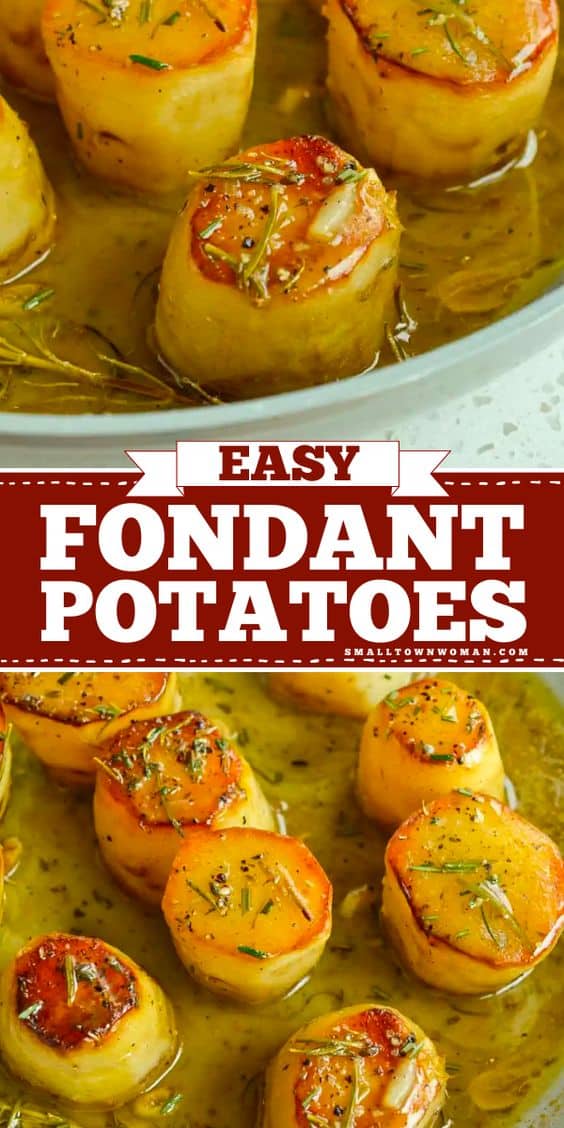 Fondant Potatoes Recipe | Small Town Woman