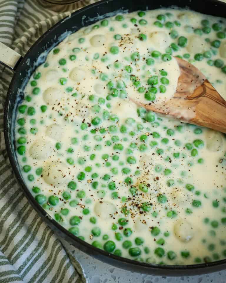 Easy Creamed Peas Recipe