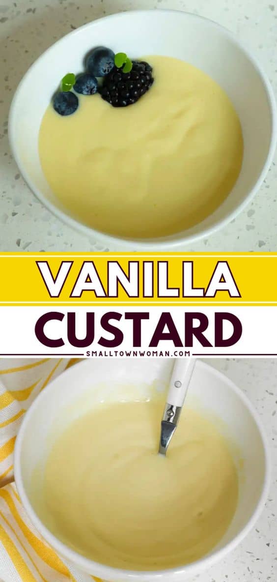 Homemade Vanilla Custard