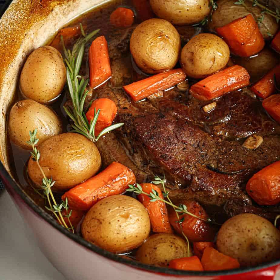 Dutch Oven Pot Roast - Small Town Woman