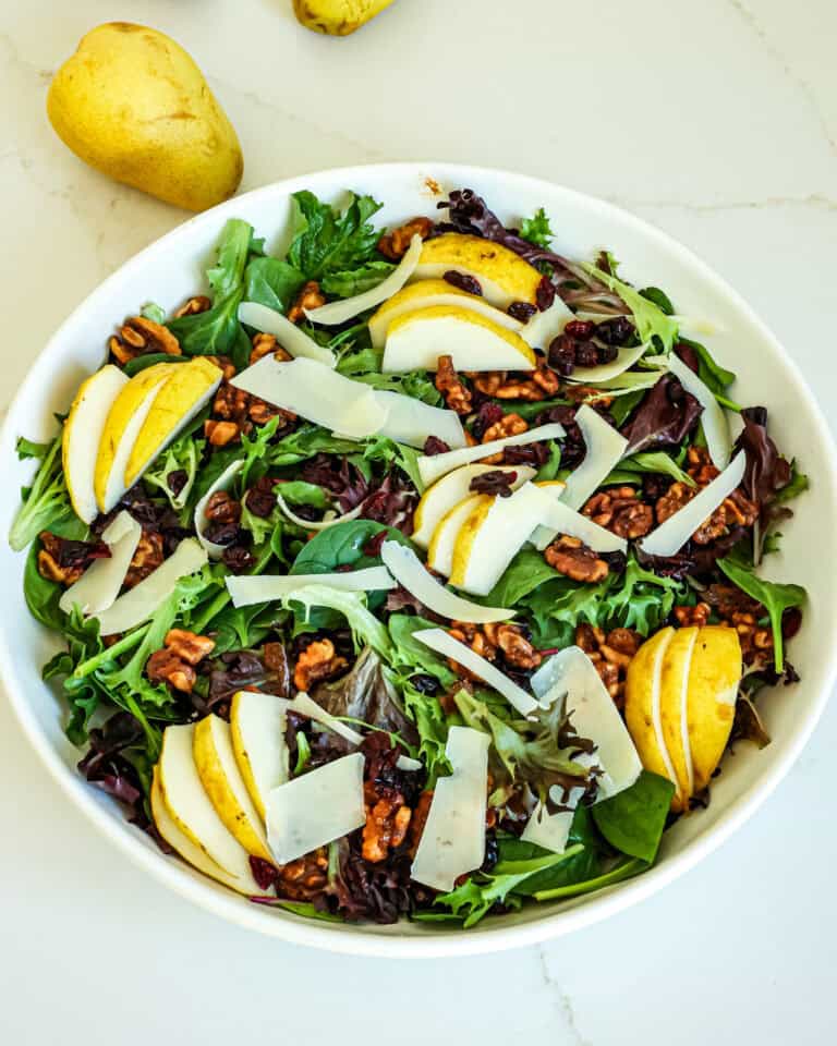 Rocket Salad with Mustard Vinaigrette and Parmesan