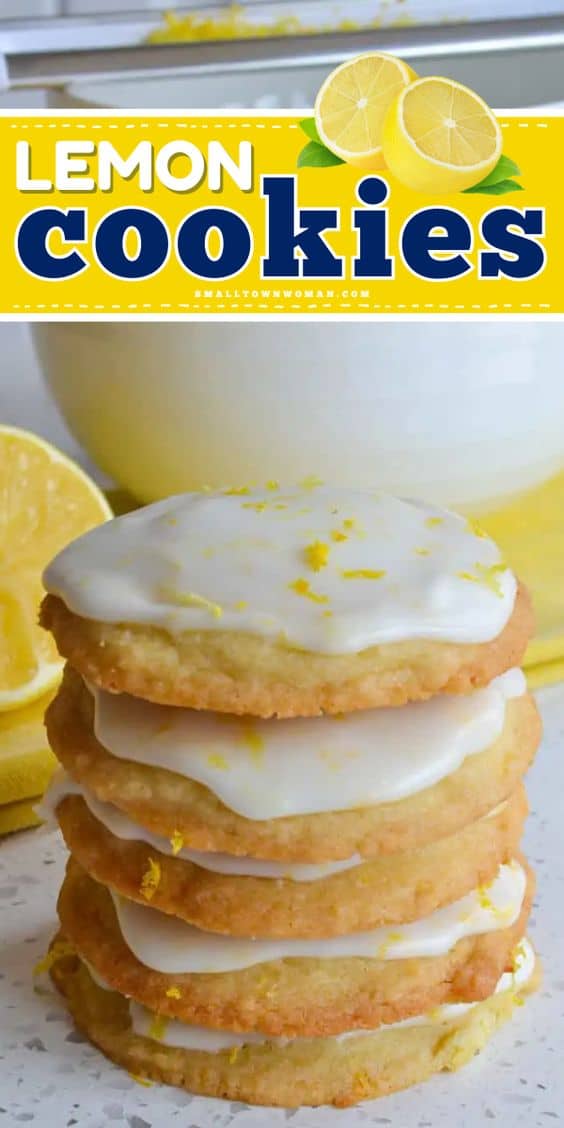 Iced Lemon Cookies