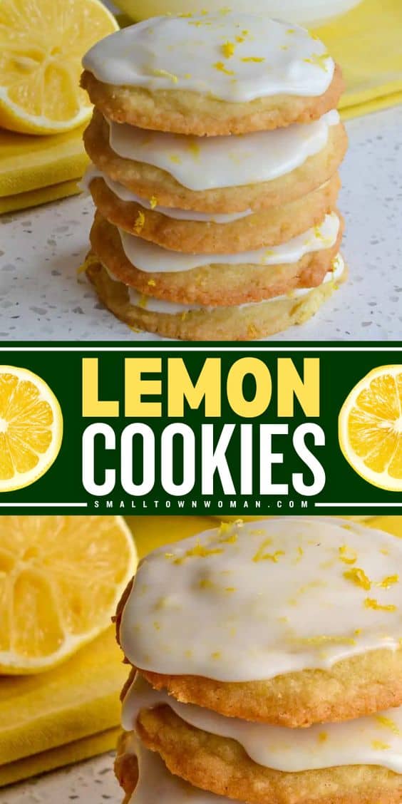 Iced Lemon Cookies