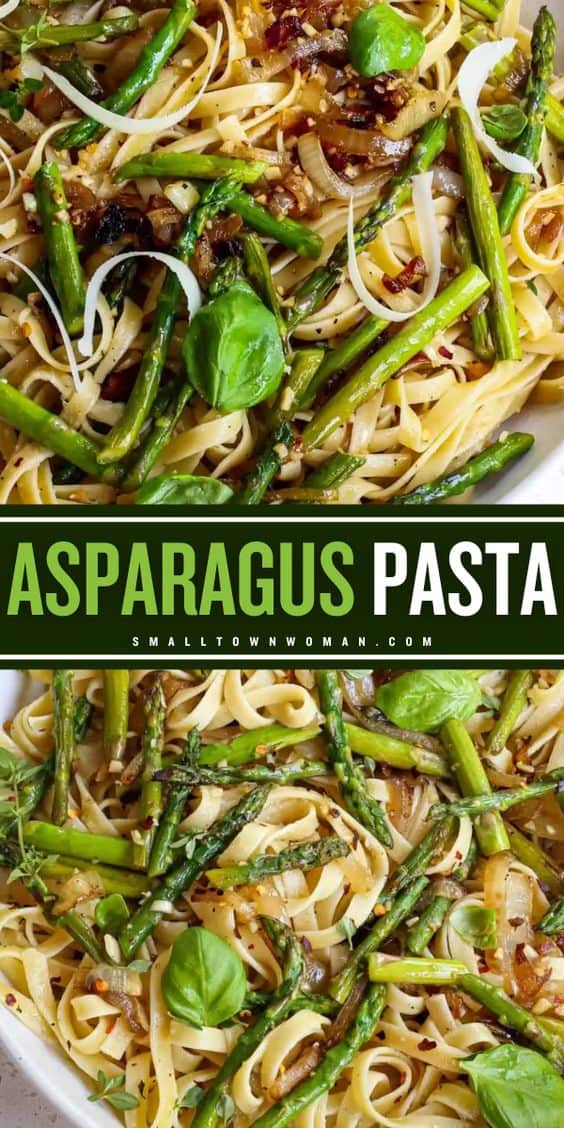 Asparagus Pasta with Parmesan and Lemon