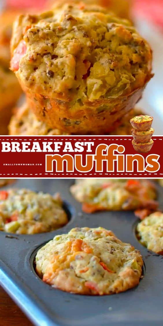 Cheesy Breakfast Muffins