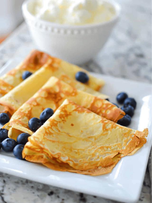 Easy Crepes Recipe - Small Town Woman