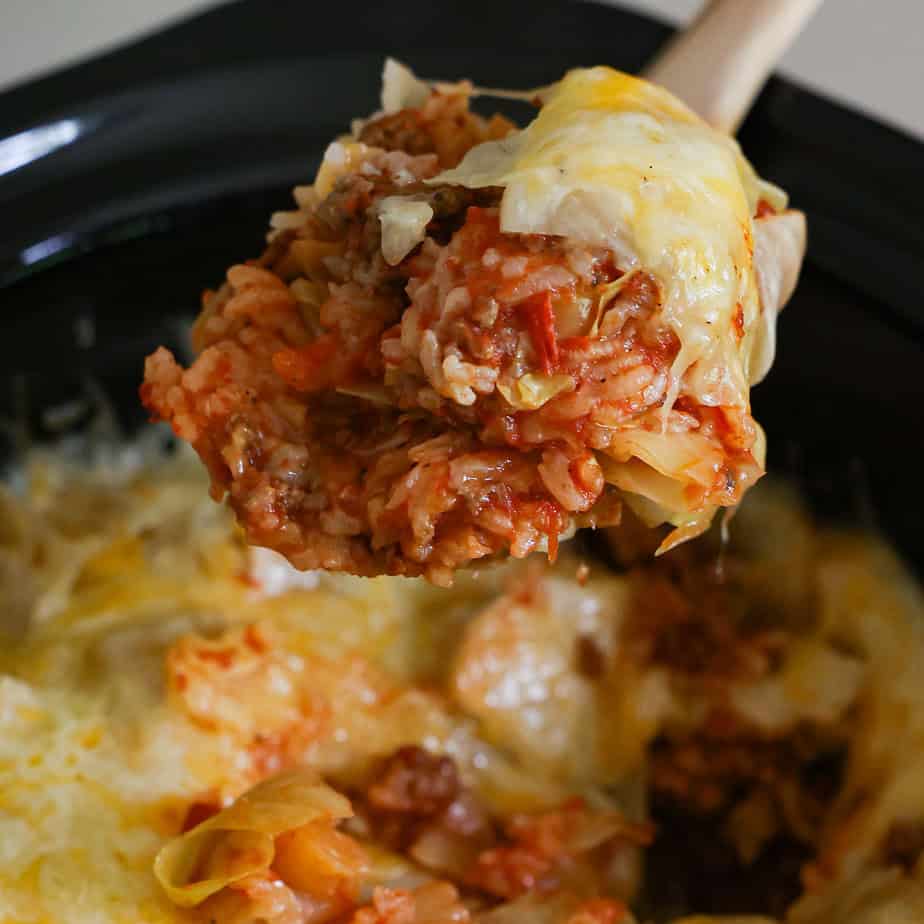 Crock Pot Cabbage Roll Casserole Small Town Woman