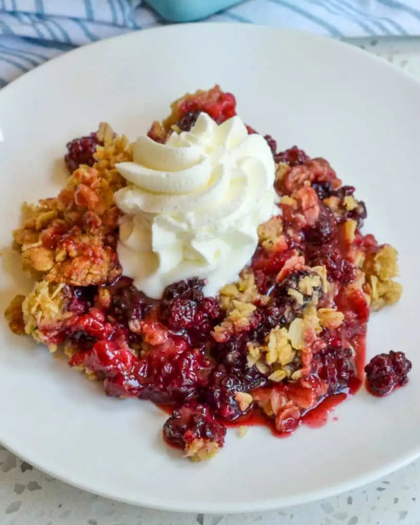 Blackberry Crisp Recipe (Love at First Bite)